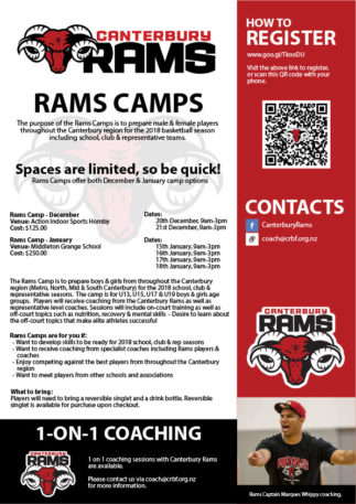 Canterbury Rams • Rams Camps